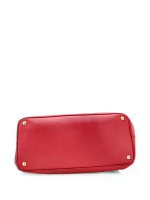 Prada Saffiano Leather Tote Bag - Red