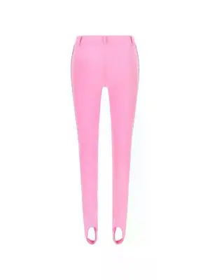 Moschino Logo-tape Stirrup Leggings - Pink
