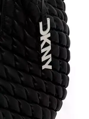 Dkny Quilted Logo Tote Bag