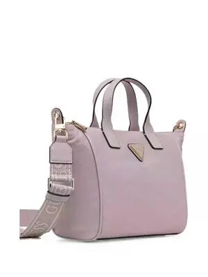 Guess Logo-plaque Tote Bag - Purple