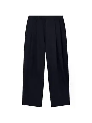 Giorgio Armani Pleated Wide-leg Trousers - Blue
