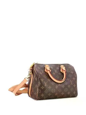 LOUIS VUITTON Speedy Bandouliere Monogram Canvas 25 Satchel