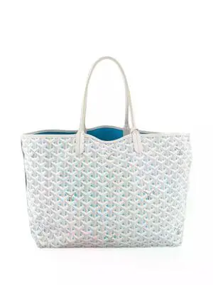 Goyard Saint Louis Claire Voie Coated Canvas Pm Tote Bag - White