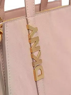 Dkny Avril Logo-plaque Leather Tote Bag