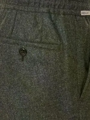 Corneliani Drawstring-waist Pressed-crease Trousers