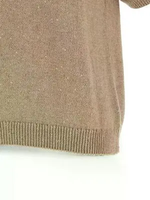 Brunello Cucinelli Sequin Embellished Crew Neck Sweater