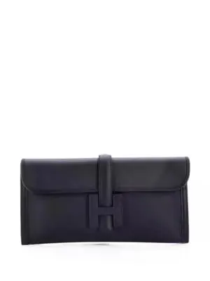 Hermès Jige Elan Swift 29 Clutch Bag - Black
