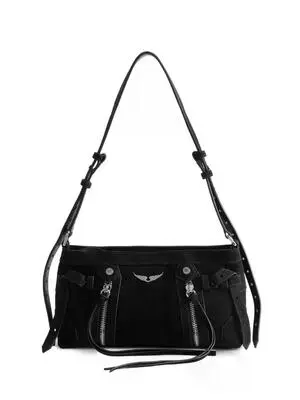 Zadig&Voltaire Madison Mini Suede Bag - Black