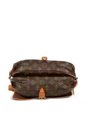 LOUIS VUITTON Monogram Canvas Pm Saumur Cross Body Bag