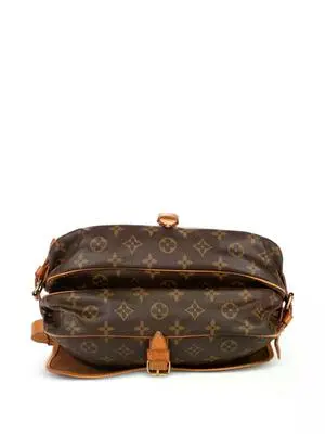 LOUIS VUITTON Monogram Canvas Pm Saumur Cross Body Bag