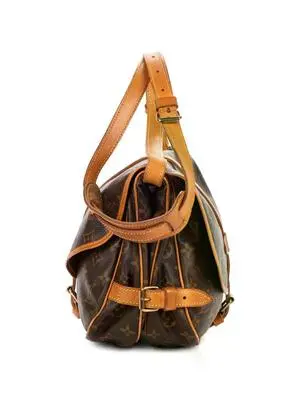 LOUIS VUITTON Monogram Canvas Pm Saumur Cross Body Bag