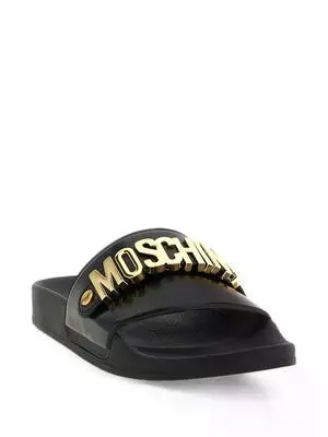Moschino Logo-lettering Pool Slides