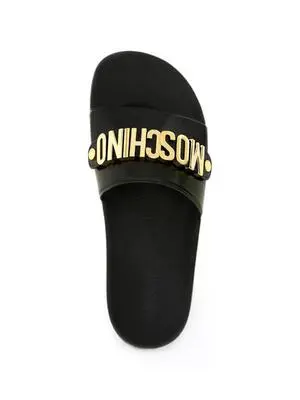 Moschino Logo-lettering Pool Slides