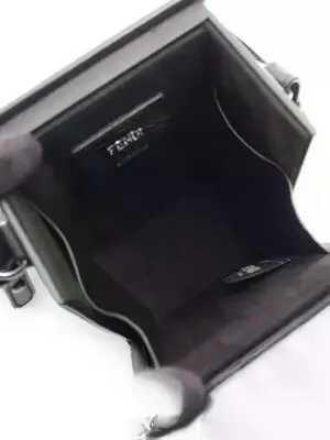 Fendi 2010s Logo Cross Body Bag - Black