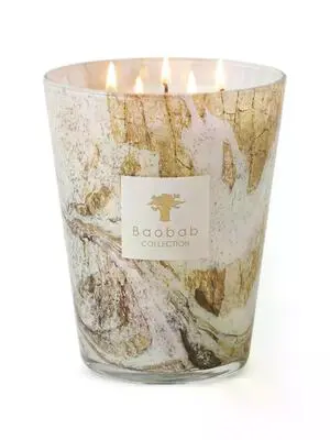 BAOBAB COLLECTION Naïs Marble-effect Scented Candle - Neutrals