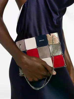 Khaite Mini Emma Patchwork Leather Tote Bag - Neutrals