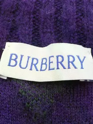 Burberry Argyle Tasseled Wool Sweater