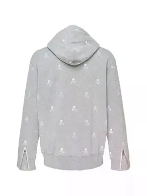 MASTERMIND WORLD Skull Print Zip-up Hoodie