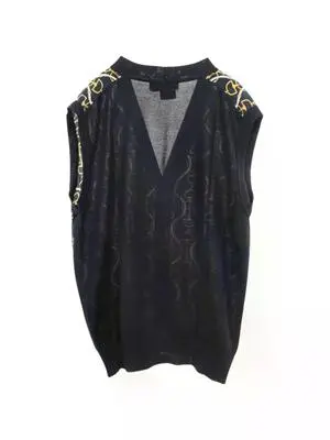 Gucci 2000s Horsebit Pattern Vest