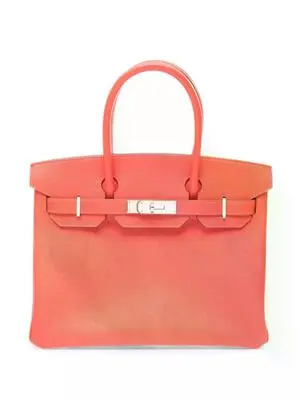 Hermès 2010s 30 Birkin Epsom-leather Tote Bag - Orange