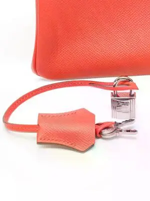 Hermès 30 Epsom Leather Tote Bag - Orange