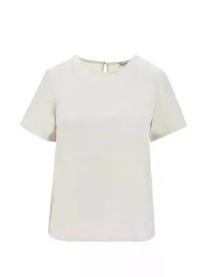 Max Mara Satin Short-sleeve T-shirt - White