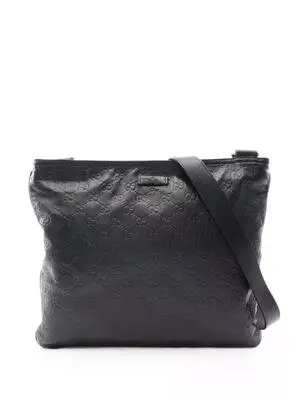 Gucci 2000s Ssima Shoulder Bag - Black