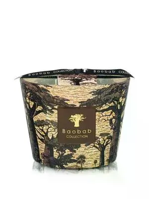 BAOBAB COLLECTION Mankono Baobab-print Scented Candle - Yellow