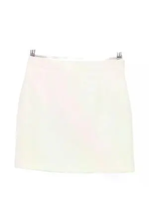 Alessandra Rich Bouclé-knit Mini Skirt - Neutrals
