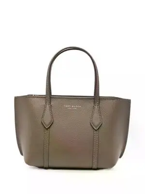 Tory Burch Mini Perry Pebbled Leather Tote Bag