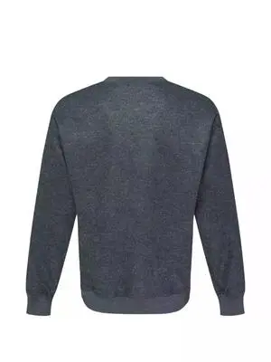 JIL SANDER Wool Melton Sweater - Grey