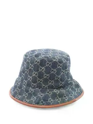 Gucci 2010s Gg Pattern Bucket Hat