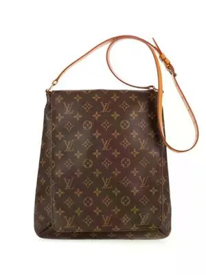 LOUIS VUITTON Musette Salsa Monogram Canvas Shoulder Bag - Brown