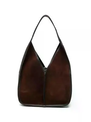 Hereu Calella Suede Shoulder Bag - Brown