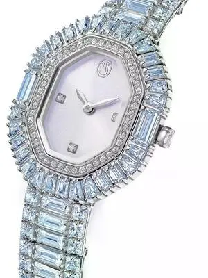 SWAROVSKI Matrix Crystal-embellished Octagonal 30mm Watch - Blue