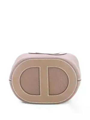 Hermès In-the-loop Bag Clemence With Swift 18 Bucket Bag - Grey