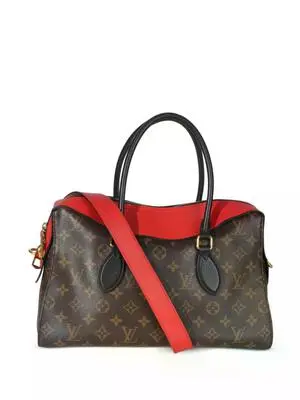 LOUIS VUITTON 2021 Tuileries Monogram Canvas Handbag - Brown