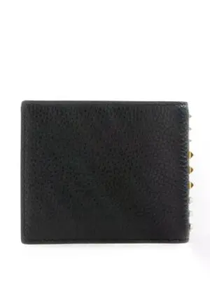 Valentino Garavani Rockstud Pebbled-leather Wallet - Black