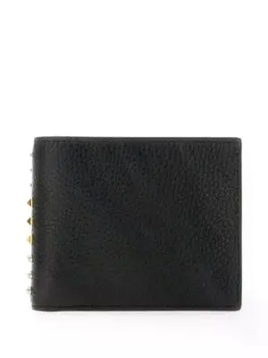 Valentino Garavani Rockstud Pebbled-leather Wallet