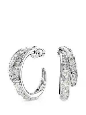 SWAROVSKI Vienna Hoop Earrings With Crystal Embellishment