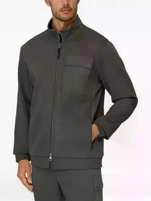 Boggi Milano B Tech Full-zip Scuba Sweatshirt