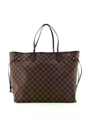 LOUIS VUITTON Neverfull Nm Damier Gm Tote Bag - Brown