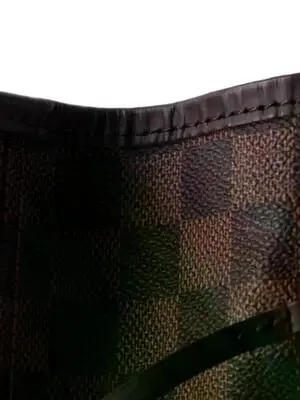 LOUIS VUITTON Damier Ebene Neverfull Gm Tote Bag - Brown