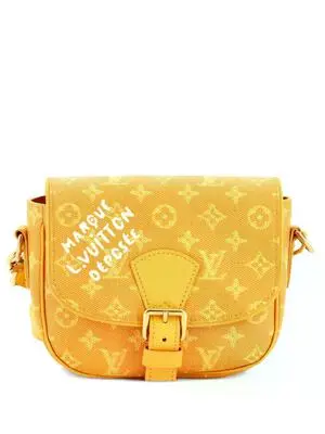 LOUIS VUITTON Louis Vuitton Montsouris Messenger Bag Limited Edition Marque Deposee Monogram Canvas Crossbody Bag Yellow