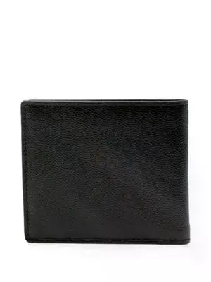 TOD'S Logo-plaque Pebbled-leather Wallet