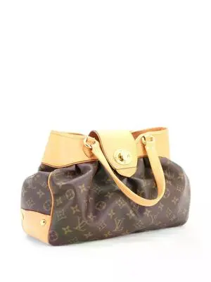 LOUIS VUITTON Monogram Canvas Pm Satchel - Brown