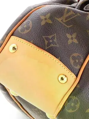 LOUIS VUITTON Monogram Canvas Pm Satchel - Brown