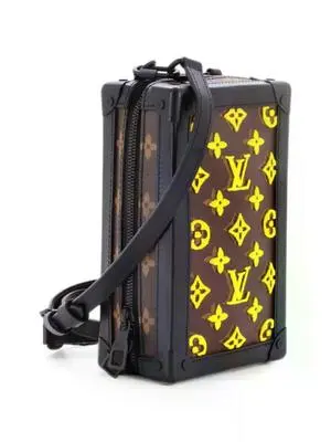 LOUIS VUITTON Vertical Soft Trunk Monogram Tuffetage Canvas Crossbody Bag