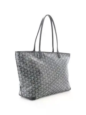Goyard Artois Tote Coated Canvas Mm Shoulder Bag - Grey