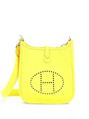 Hermès Evelyne Bag Gen Iii Clemence Tpm Crossbody Bag - Yellow